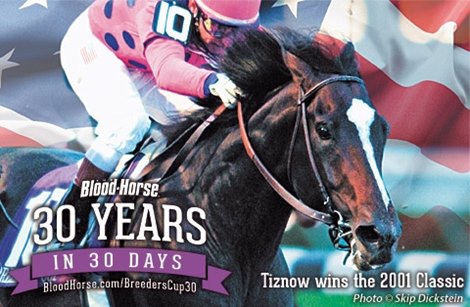 30 Years in 30 Days: Tiznow Wins For America - BloodHorse