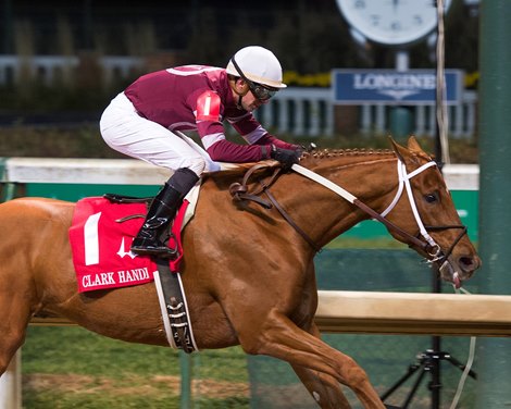 With Pegasus Still in the Air, Gun Runner Works at FG - BloodHorse