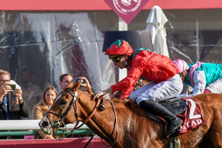 Waldgeist Outruns Enable in Final Yards of Arc - BloodHorse