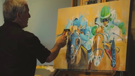 Beyond the Headlines: Artist Joe Bonomo - Video - - BloodHorse