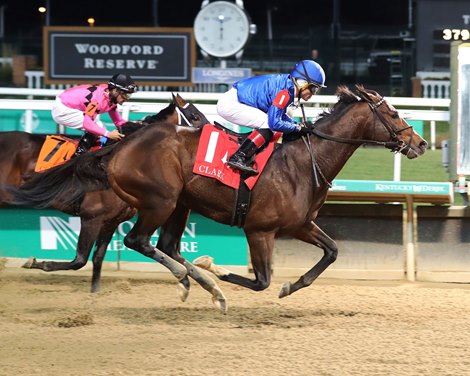 Godolphin's Proxy Scores Breakthrough Victory in Clark - BloodHorse
