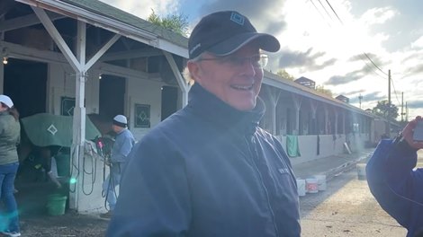 Mott on Rocket Can's Final Derby Breeze - Video - - BloodHorse