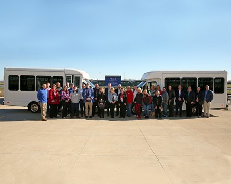 Horseshoe Indianapolis Donates Buses to Local Charities - BloodHorse
