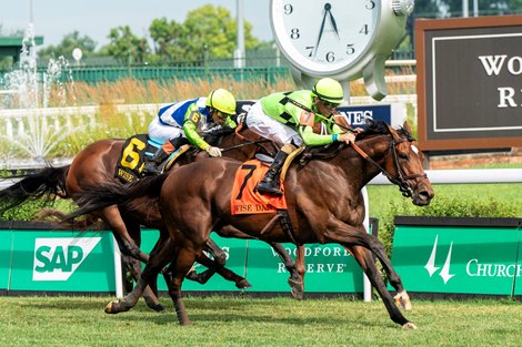 Brilliant Berti Leads DeVaux Exacta in Wise Dan Stakes - BloodHorse