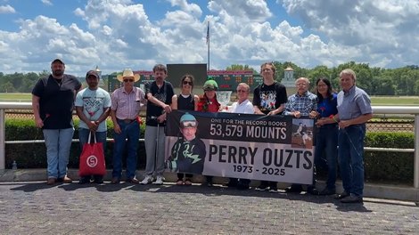Ouzts Sets All-Time Record for Career Mounts - Video - - BloodHorse